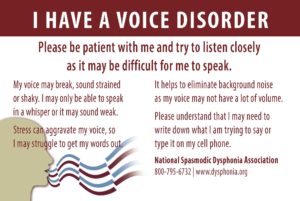Muscle Tension Dysphonia – National Spasmodic Dysphonia Association