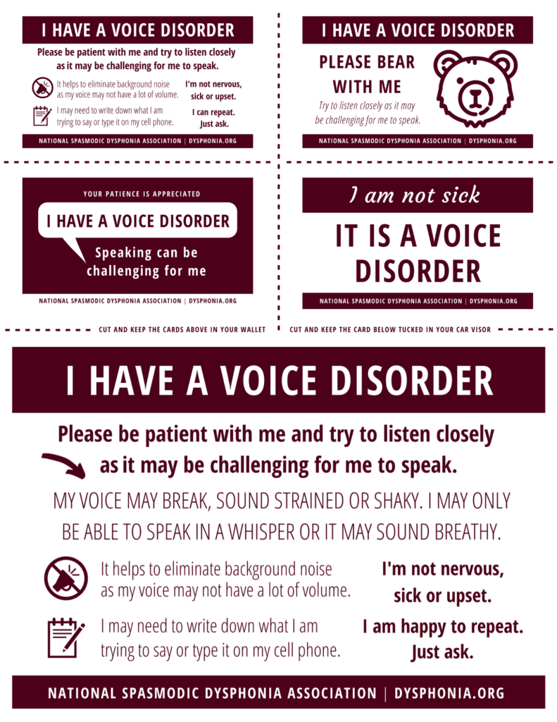 World Voice Day 2020 – Dysphonia International